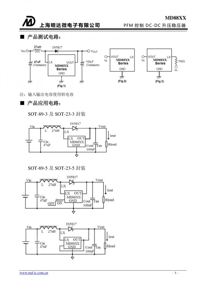 MD88R50 datasheet page 5