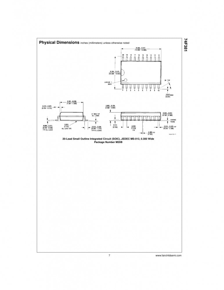 74F381SJ datasheet page 8