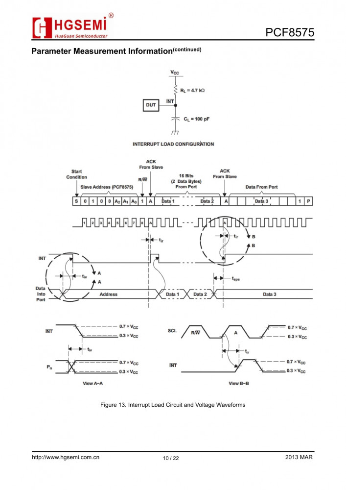 PCF8575MS/TR datasheet page 10