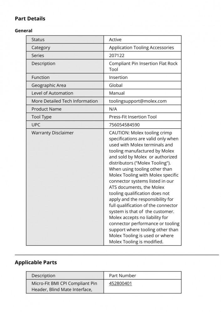 622008400 tooling document page 2