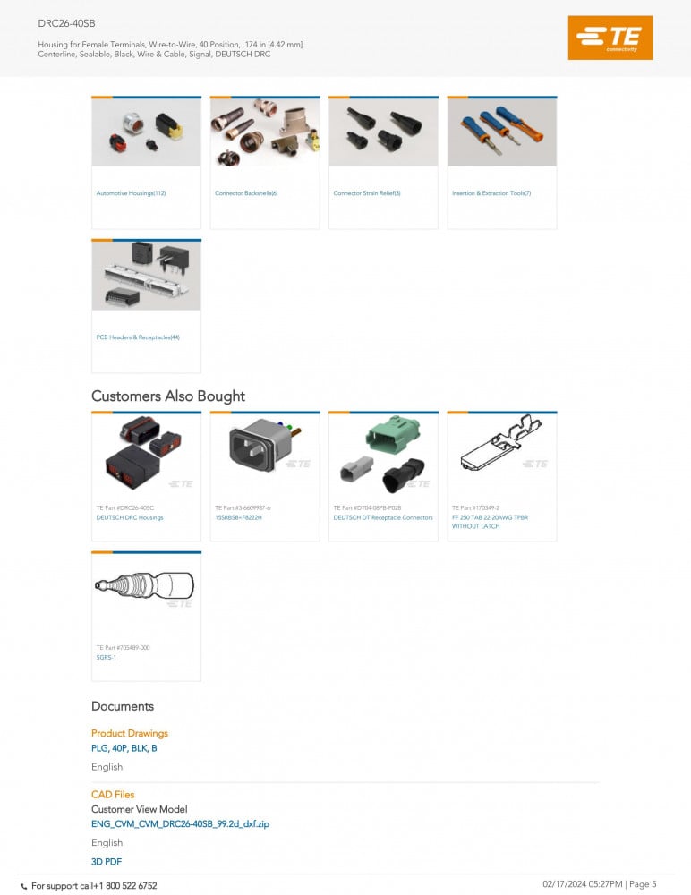 DRC26-40SB technical document page 5