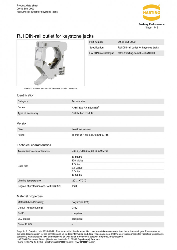 Product documentation image, page 1