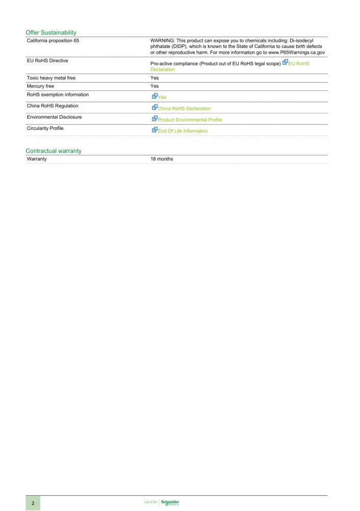 ZB6Y7330 technical document page 2