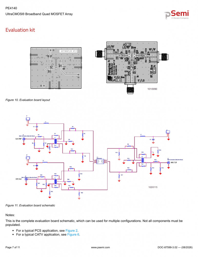 PE4140 datasheet page 7