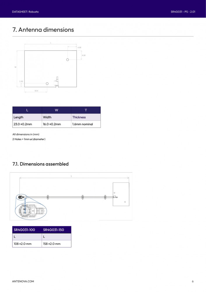 Robusta SR4G031 datasheet page 6