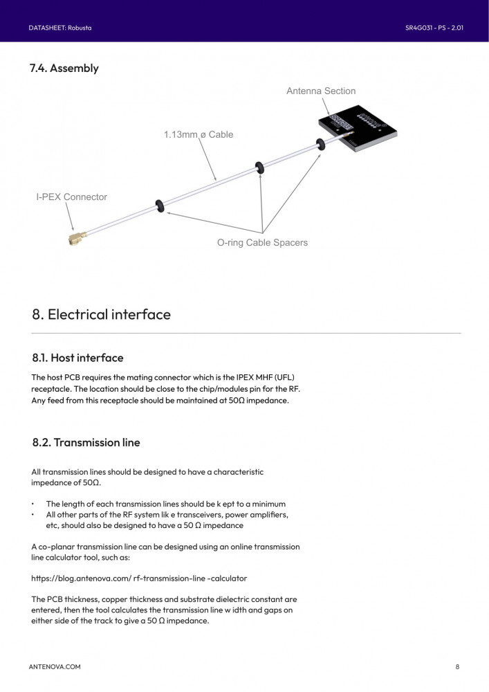 Robusta SR4G031 datasheet page 8