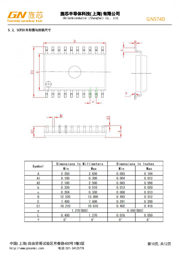 GN574D datasheet page 10