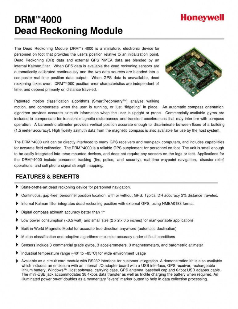 DRM4000 document page 1