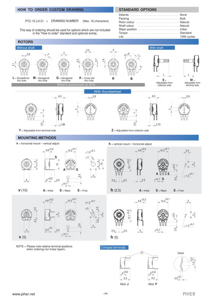 PTC10LV10-202A2020 technical document page 2