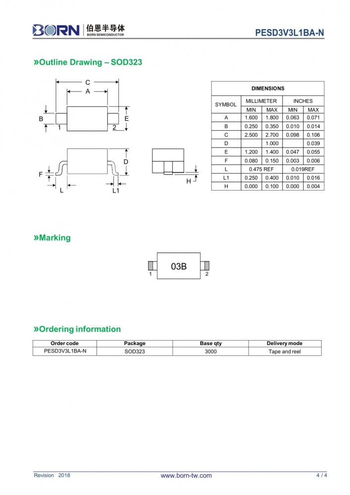 PESD3V3L1BA-N datasheet page 4