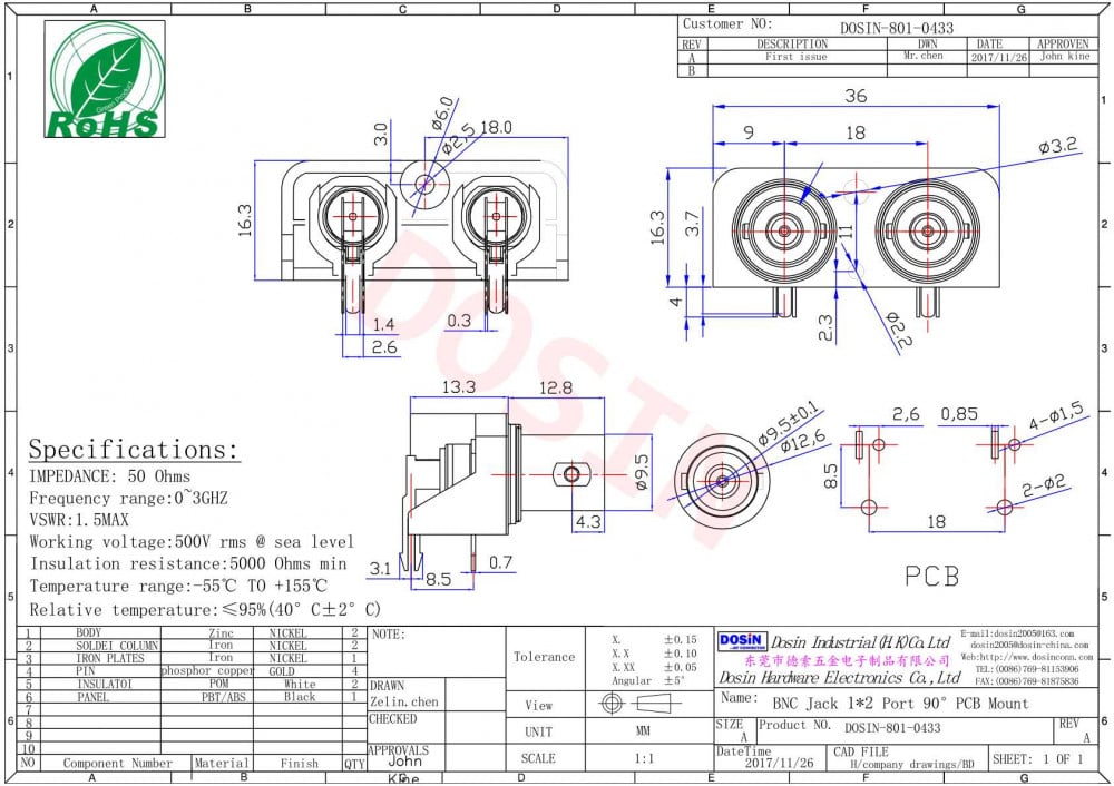 DOSIN-801-0433 technical document image
