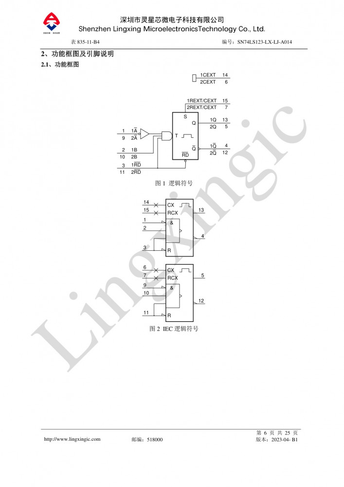 SN74LS123N(LX) datasheet page 6