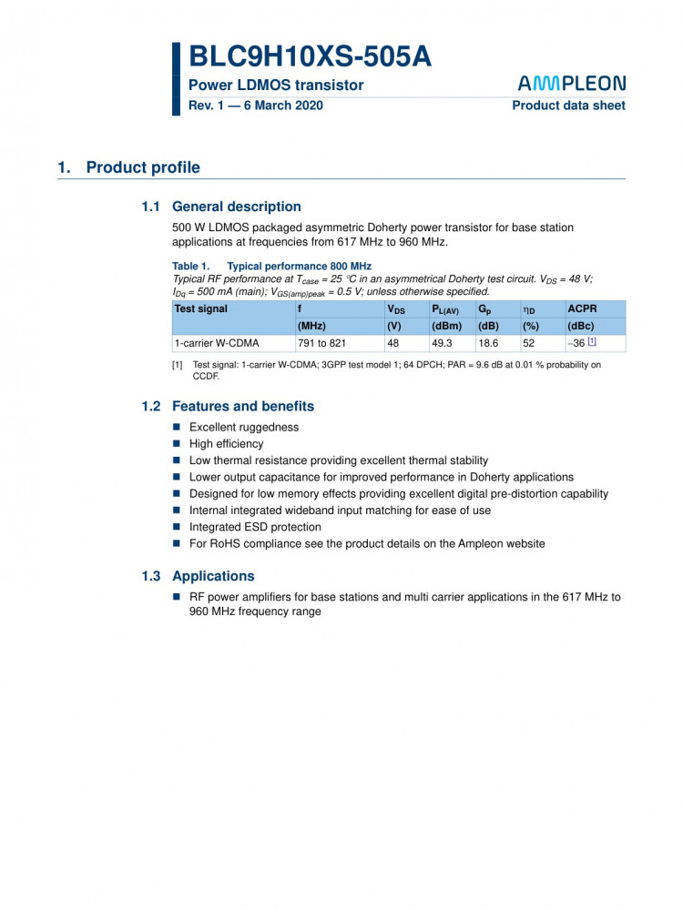 BLC9H10XS-505AY datasheet page 1