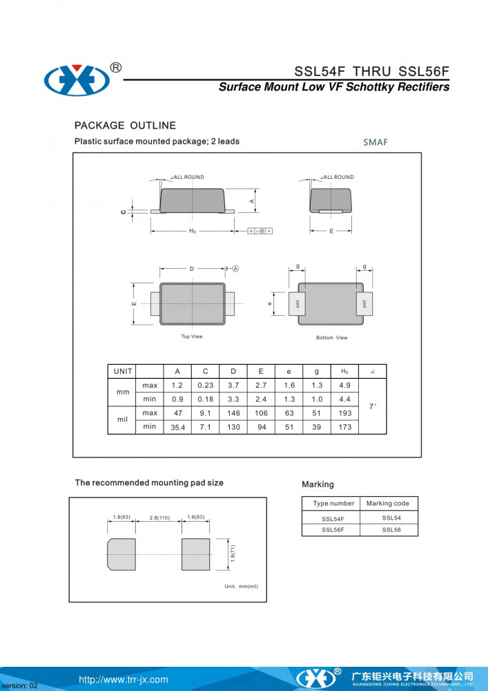 SSL56F datasheet page 3