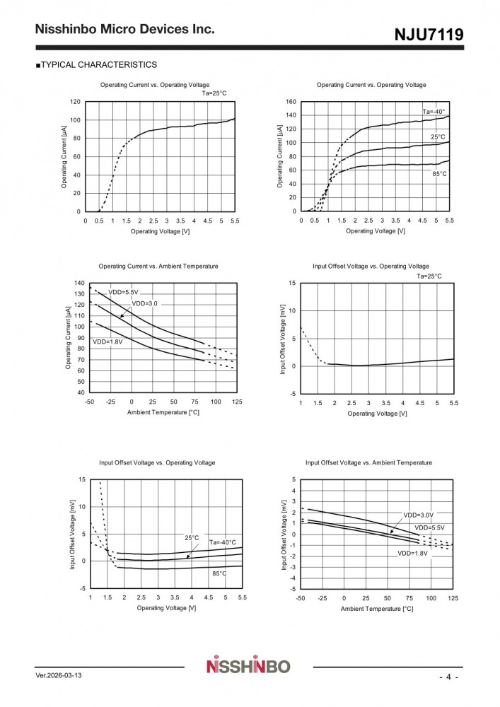 NJU7119 datasheet page 4