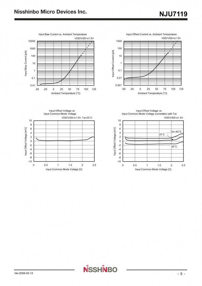 NJU7119 datasheet page 5