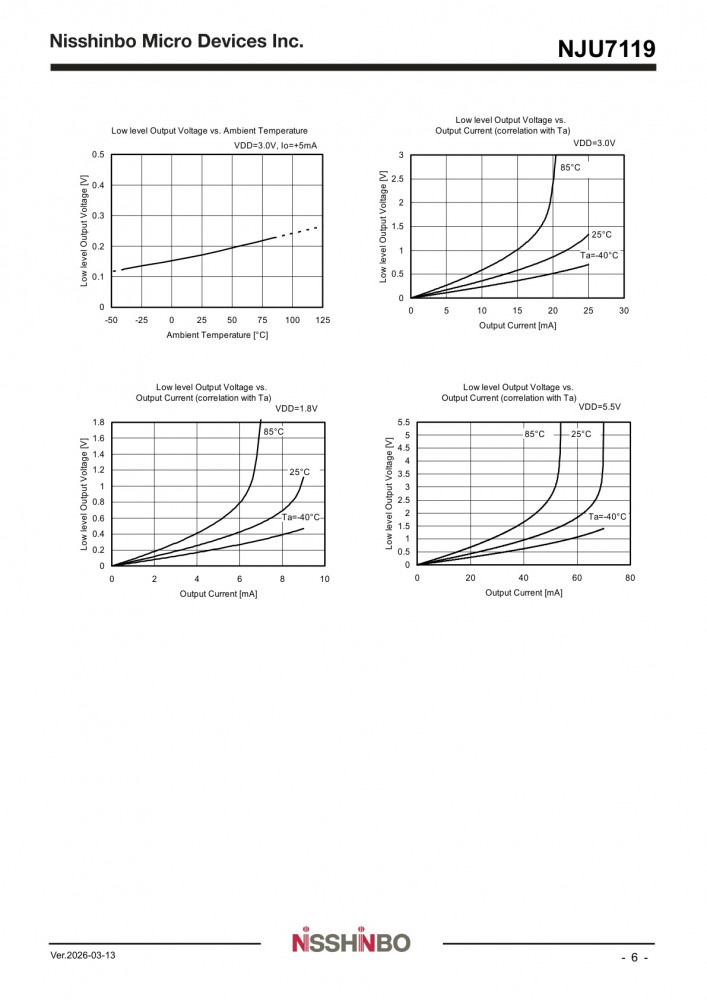 NJU7119 datasheet page 6