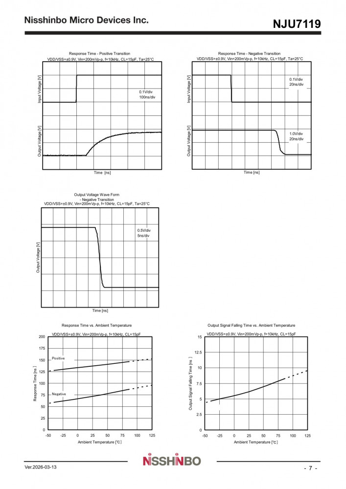 NJU7119 datasheet page 7