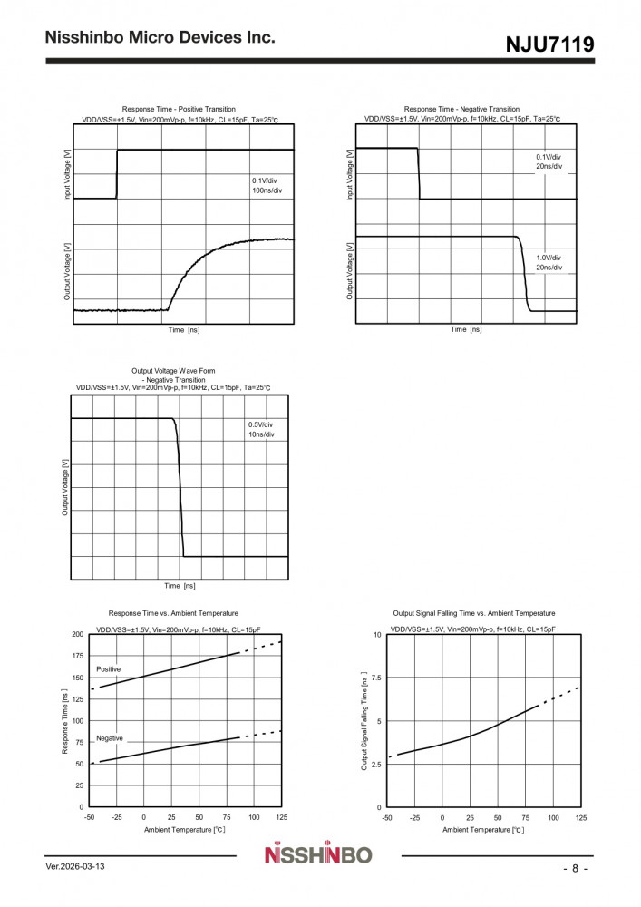 NJU7119 datasheet page 8