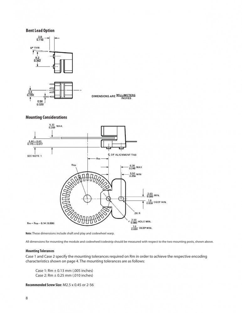 HEDS-9701-C51 datasheet page 8