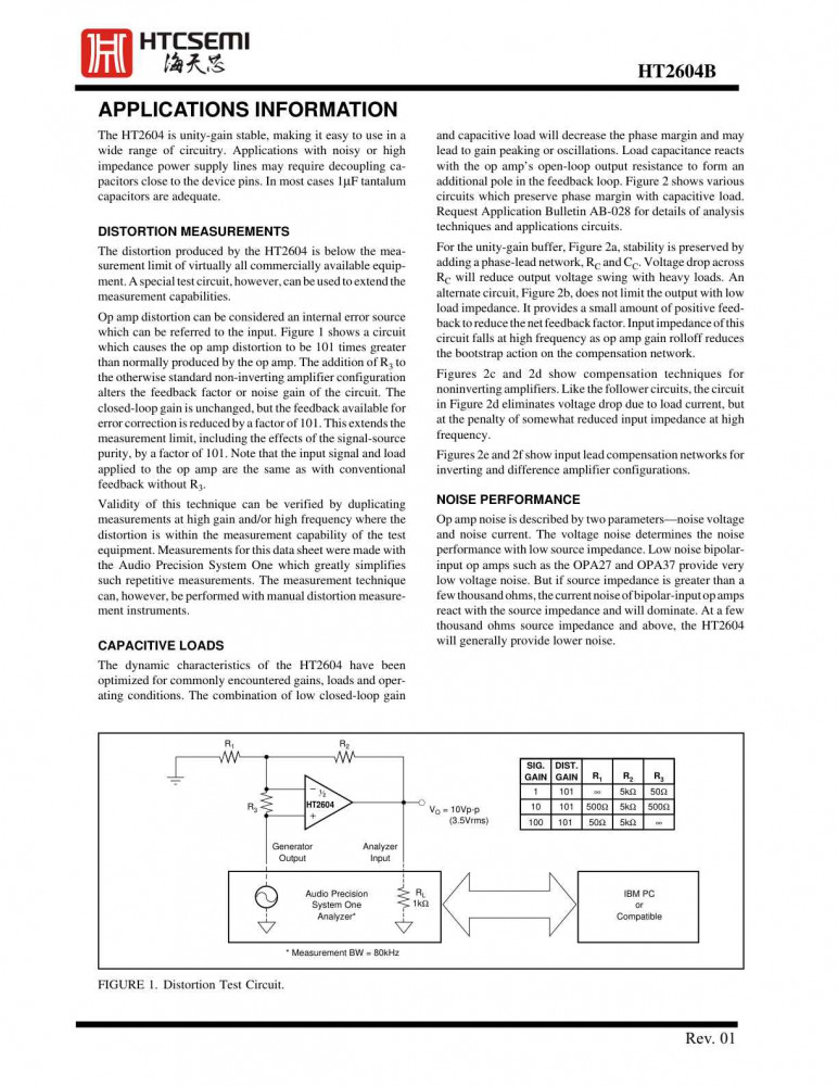 HT2604 documentation page 7