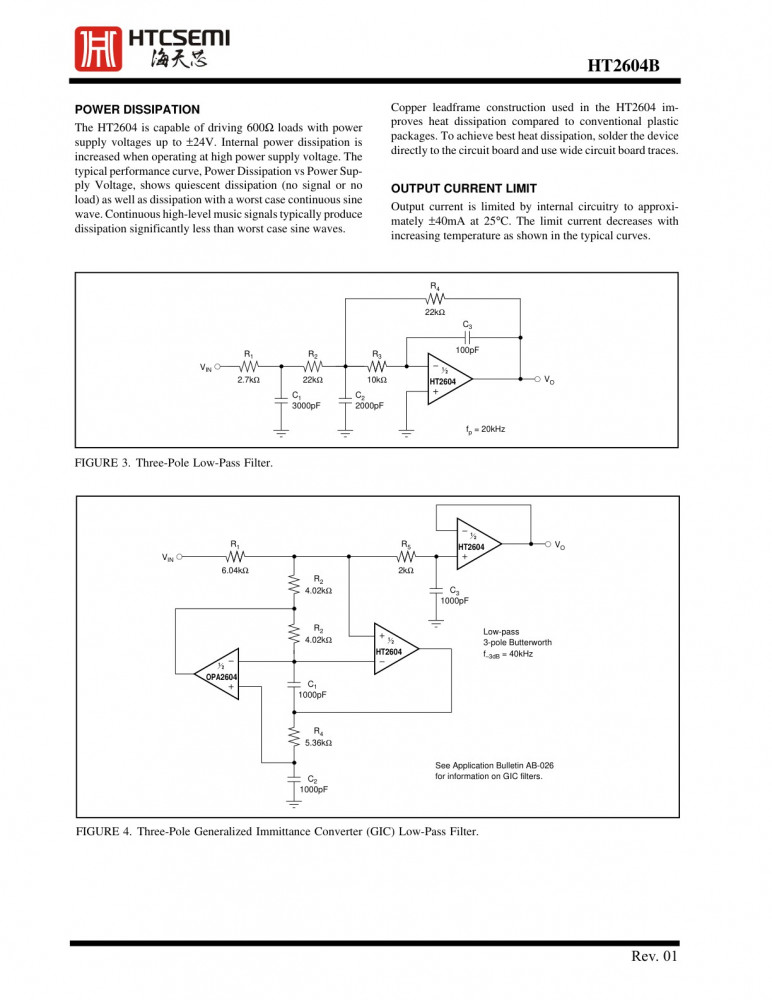 HT2604 documentation page 9