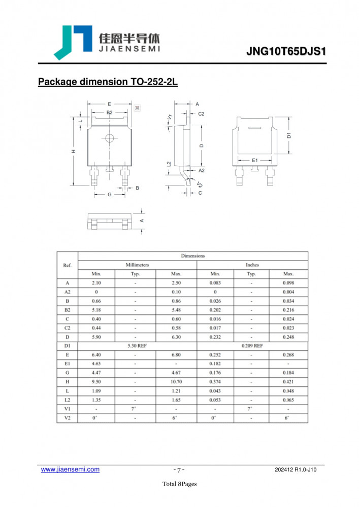 JNG10T65DJS1 datasheet page 7