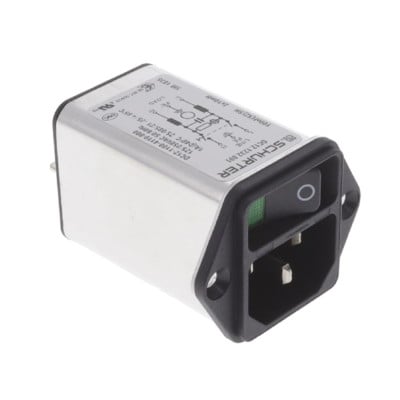 SCHURTER DC12.3132.001 Power Entry Module Plug & Receptacle