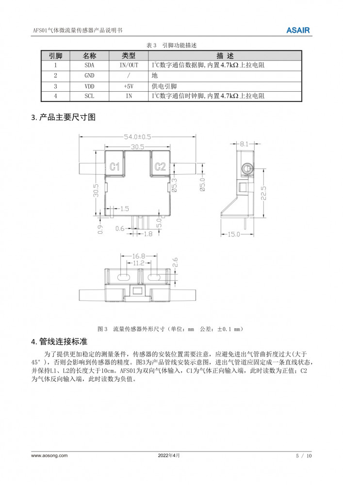 AFS01 datasheet page 3