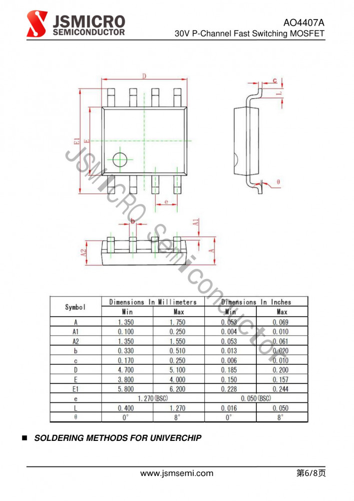 AO4407A datasheet page 6