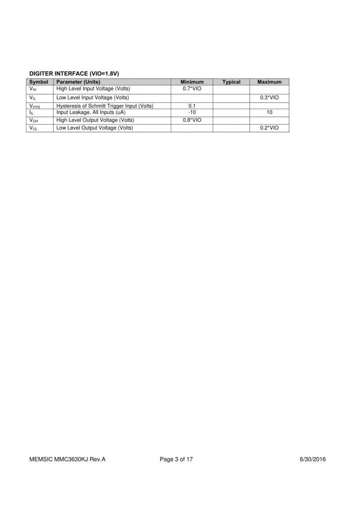 MMC3630KJ datasheet page 3