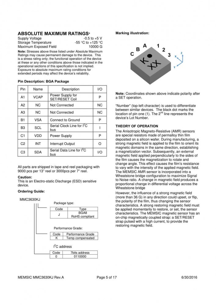 MMC3630KJ datasheet page 5