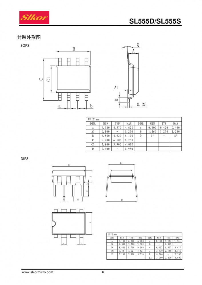 SL555S datasheet page 6