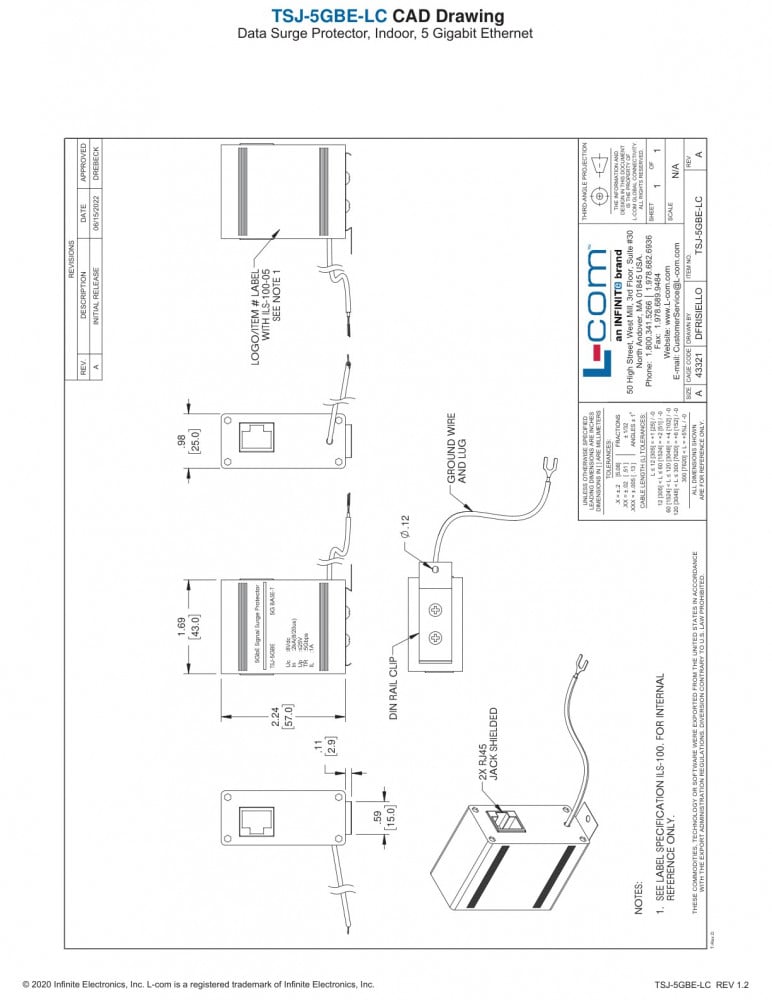 TSJ-5GBE-LC datasheet page 3
