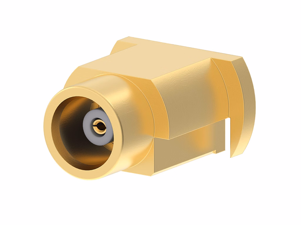 MCX Jack, Straight, PCB Receptacle, End Launch, Brass Body, Gold (Au) Plated, Tape and Reel, 50 Ohms for sale