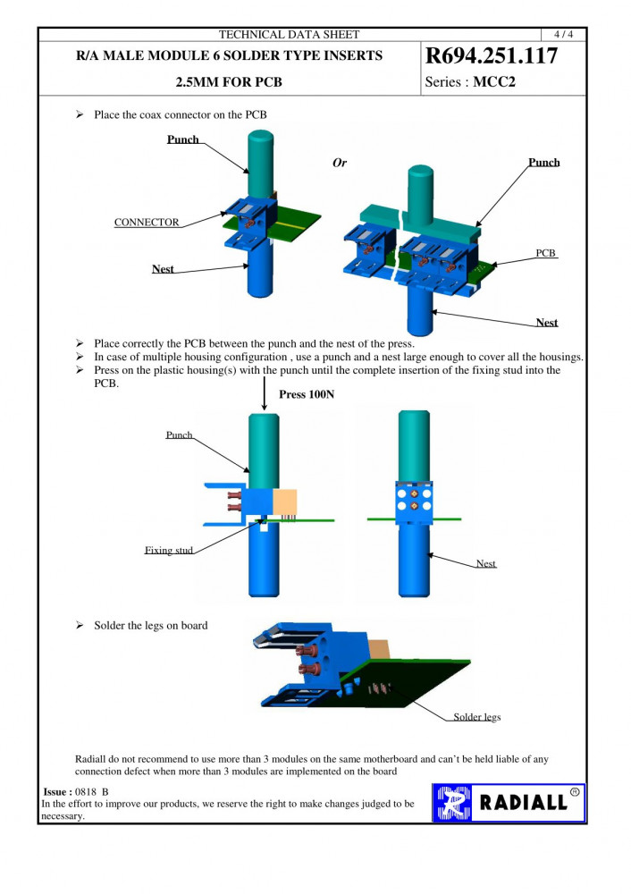 Radiall R694251117 technical document page 4