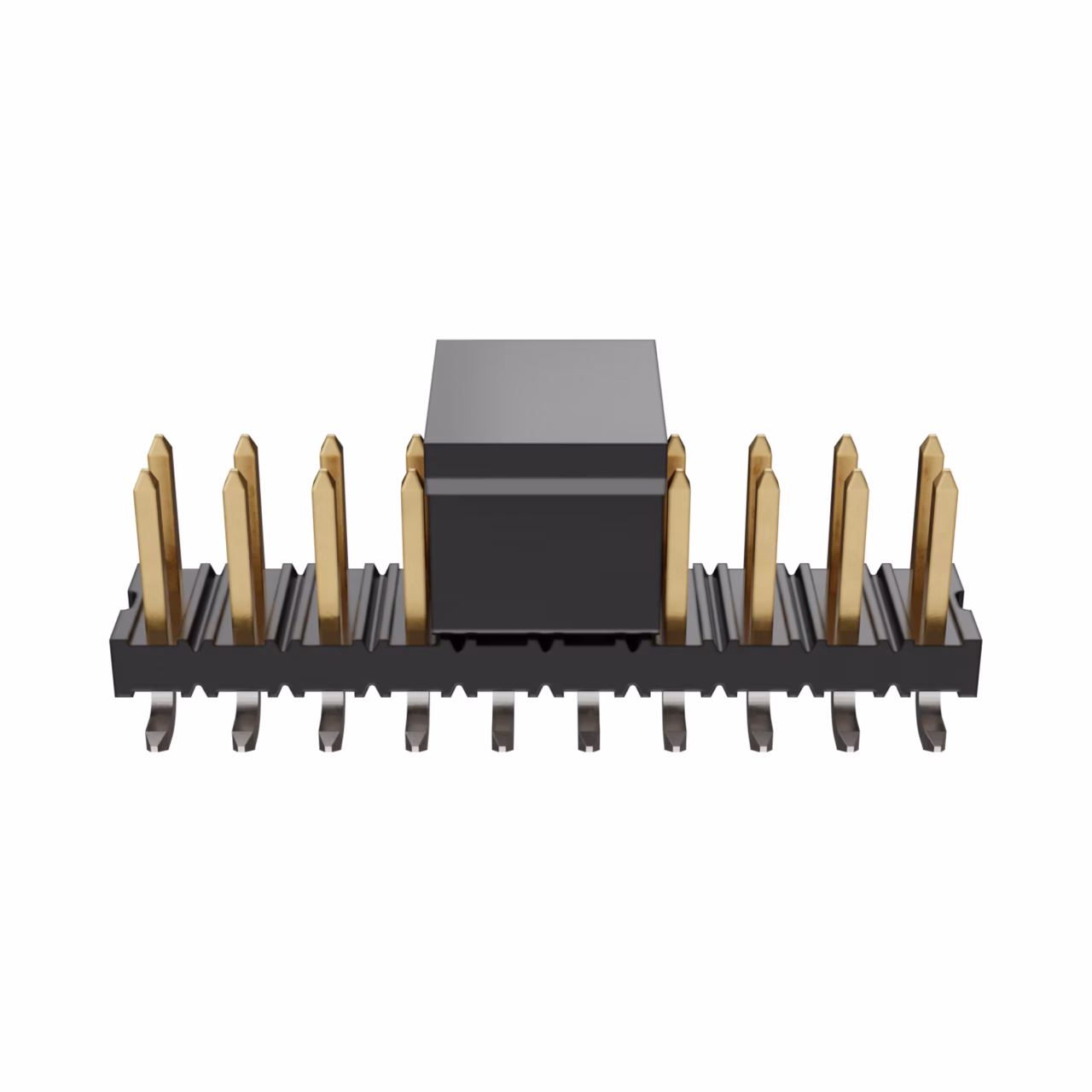 Milli-Grid Header, Vertical, Surface Mount, 20 Circuits, 0.38µm Gold (Au) Plating, Mating Pin Length 3.80mm, with Cap, Tube, Lead-Free for sale