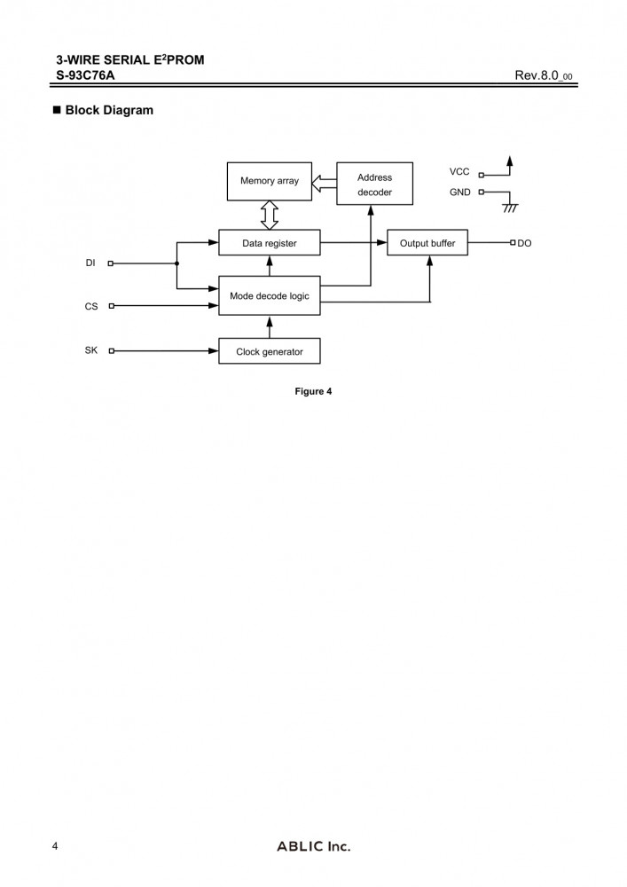 S-93C76A datasheet page 4