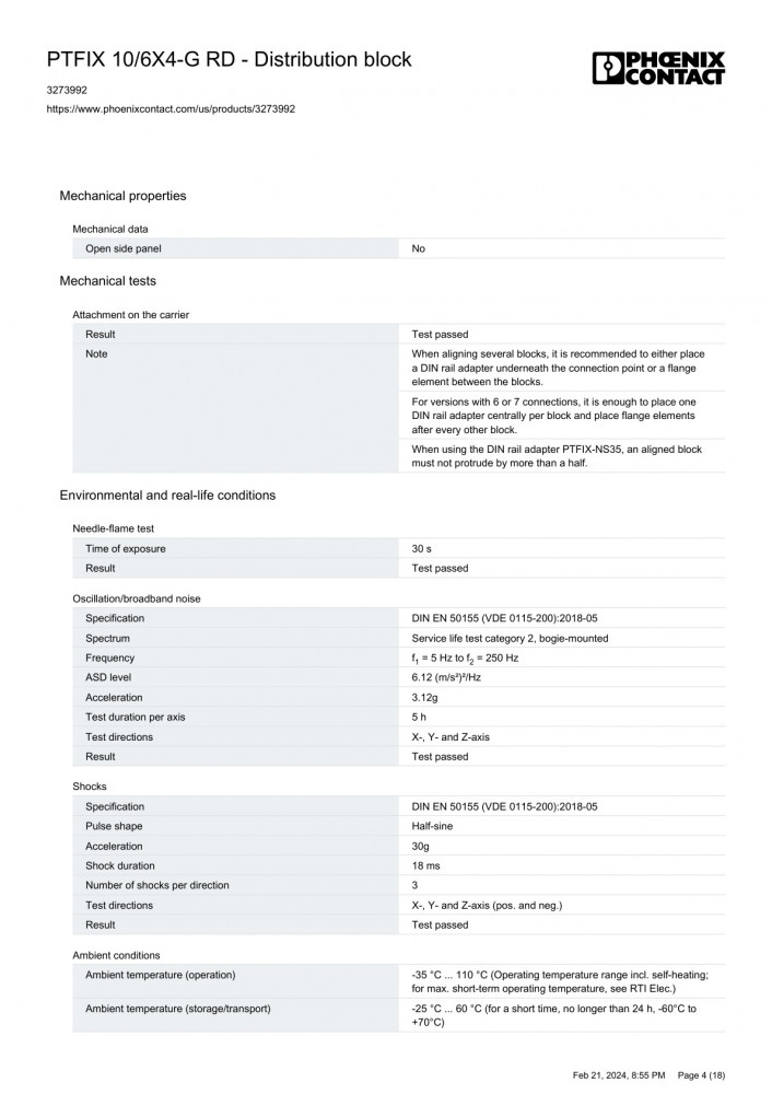 Phoenix Contact 3273992 technical document page 4