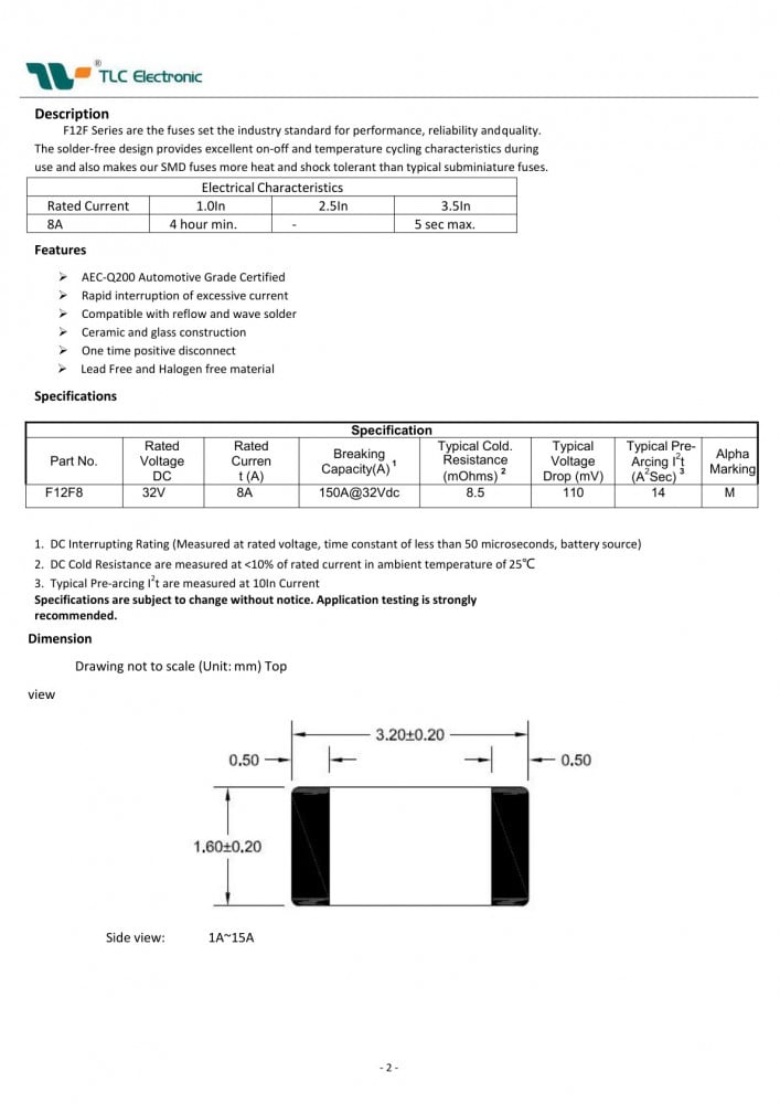 F12F8 datasheet page 2