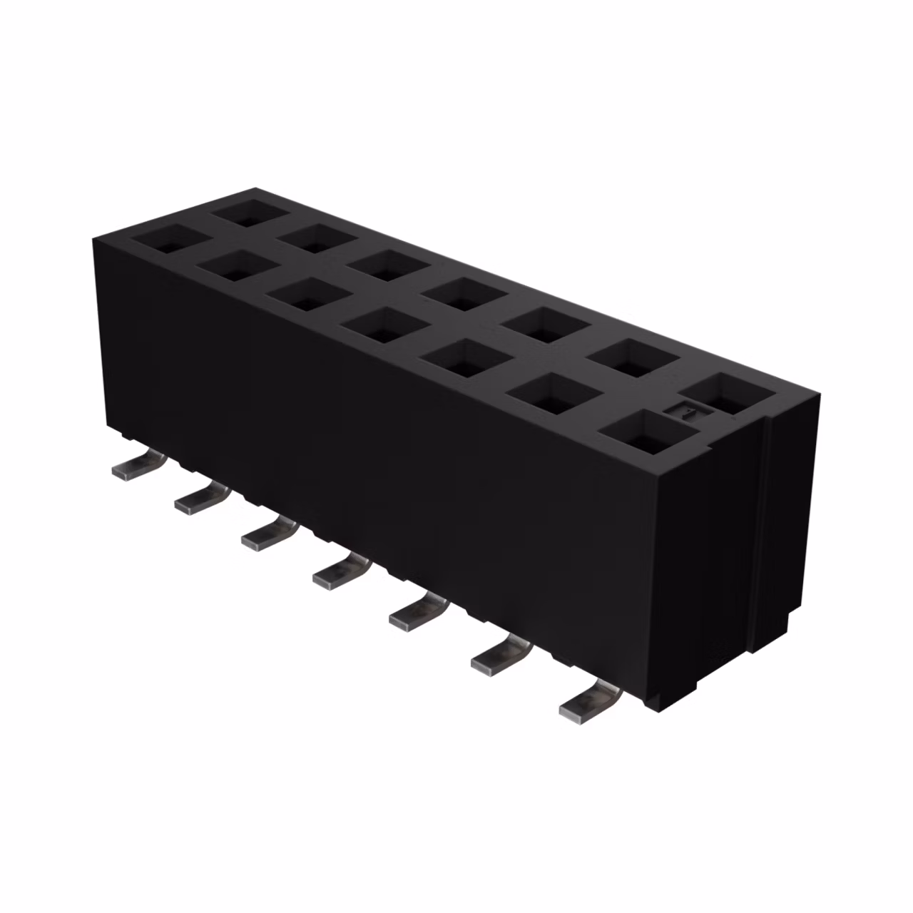 Milli-Grid Receptacle, Surface Mount, Vertical, Top Entry, without Plastic Pegs, without Cap, Tape and Reel, 2.50µm Tin (Sn) Plating, 14 Circuits, Lead-Free for sale