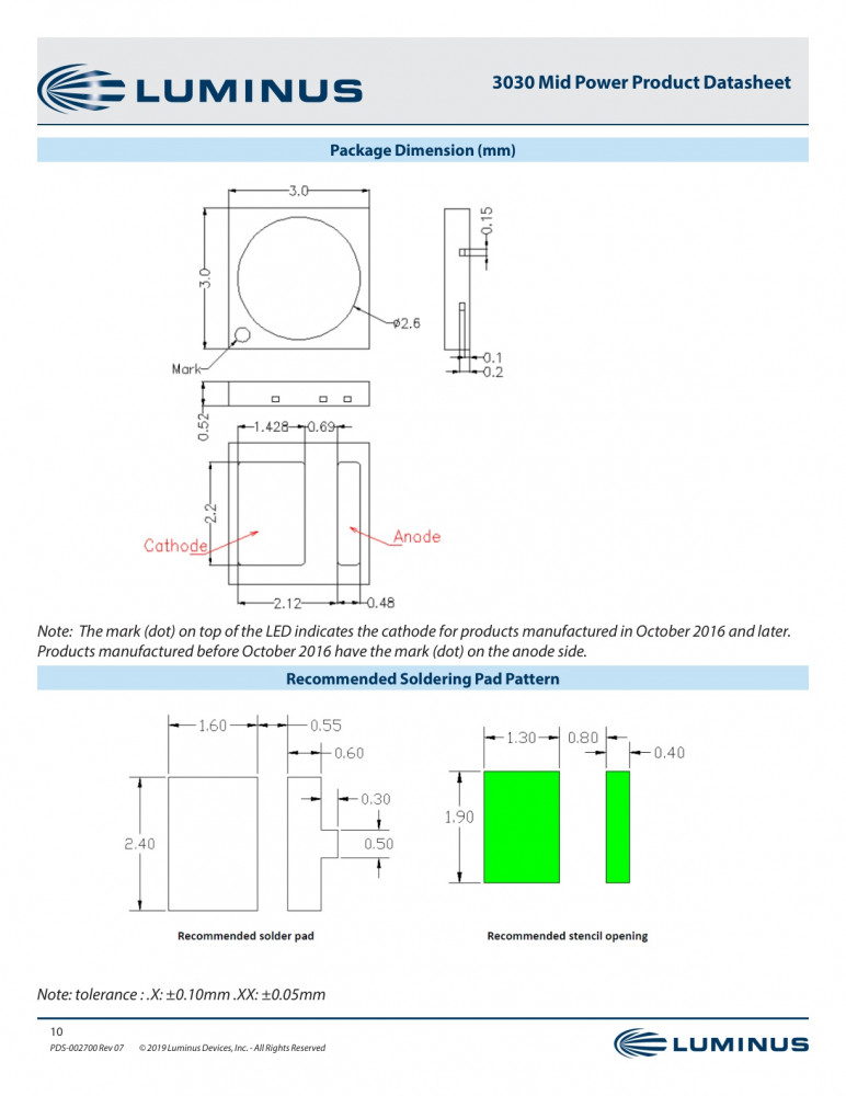 Supplied technical document, page 10