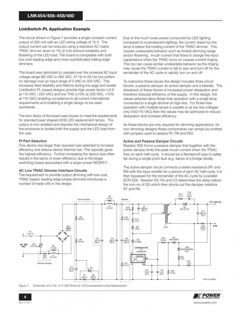 LNK457VG technical document page 6