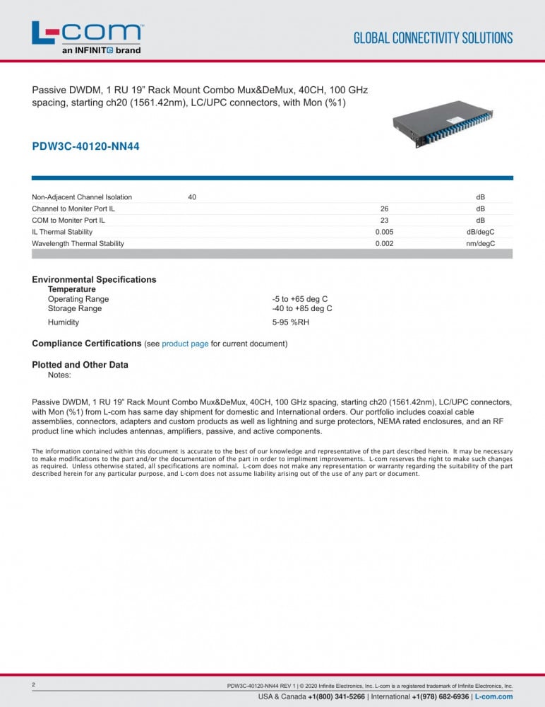 PDW3C-40120-NN44 technical document page 2