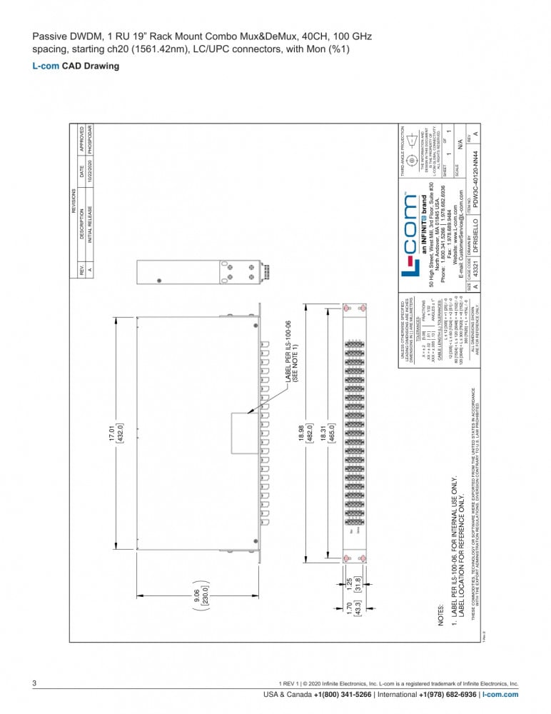 PDW3C-40120-NN44 technical document page 3