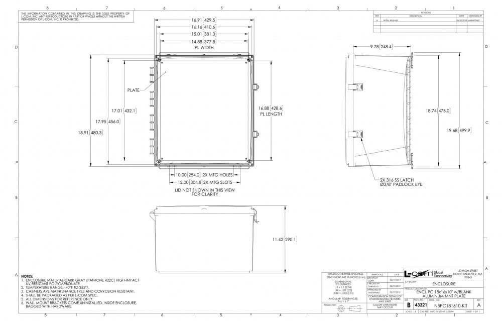 L-com NBPC181610-KIT technical document