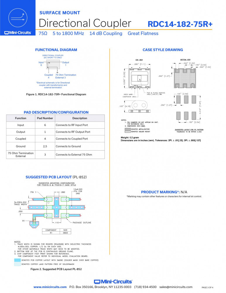 RDC14-182-75R+ technical document page 3