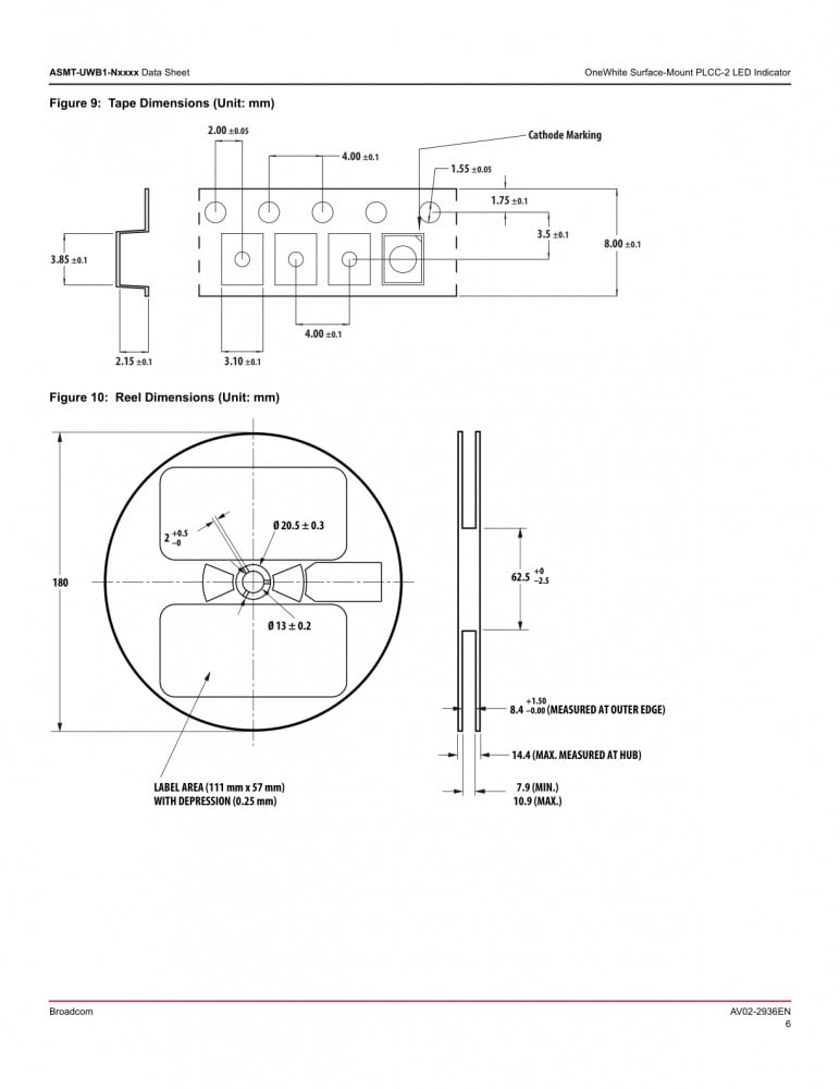 ASMT-UWB1-NX3G2 datasheet page 6