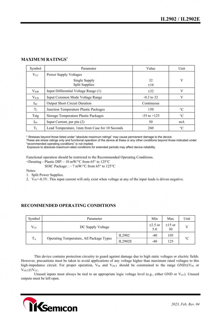 IL2902EDT datasheet page 2