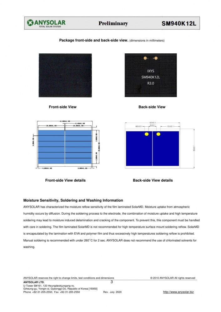 SM940K12L technical document page 3